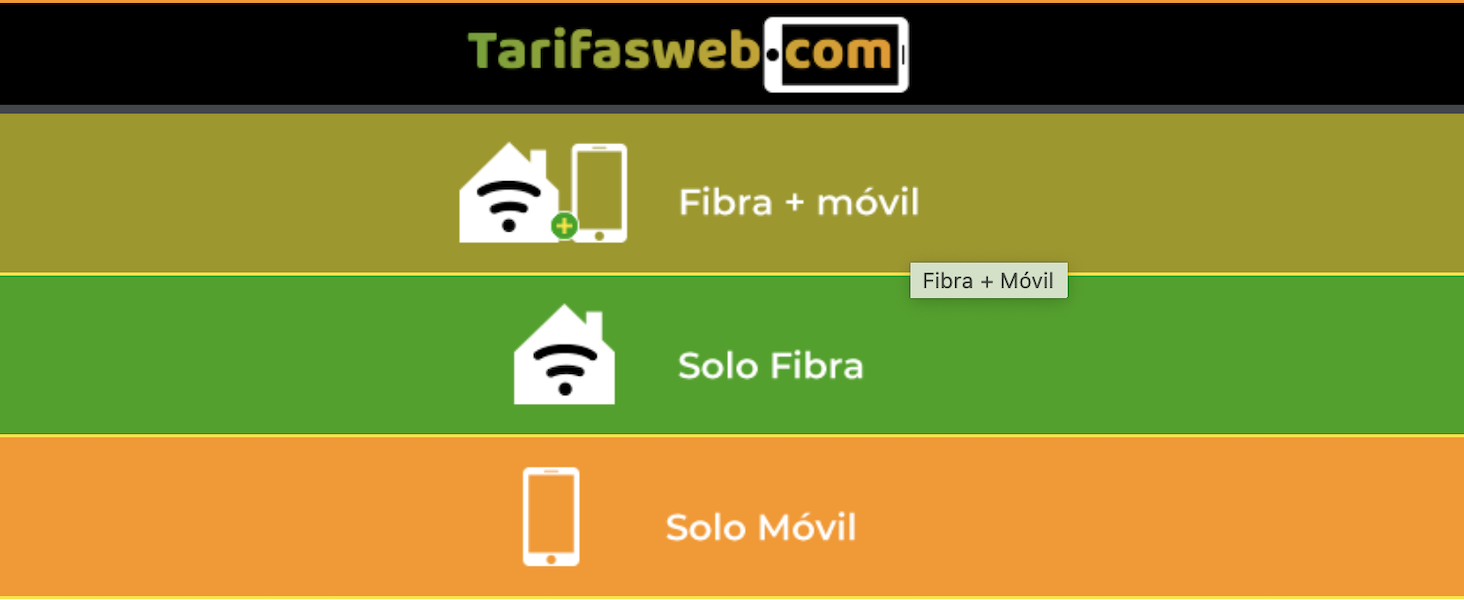 Comparador de telefonía - TarifasWeb